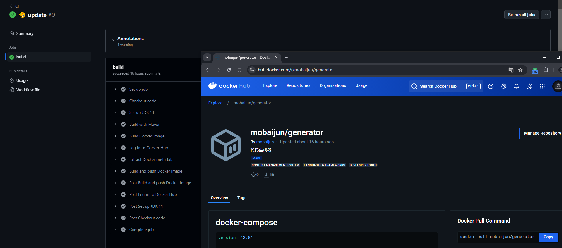 【后端】使用 GitHub Action 自动推送 Docker 镜像 | 框架師